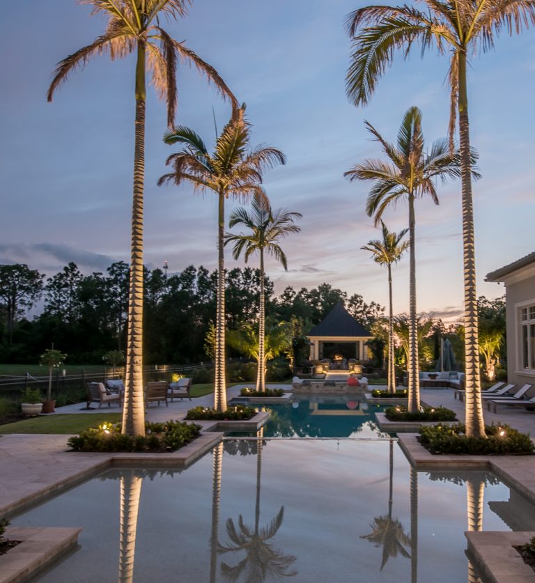 Concession Pool at Night - Michael A. Gilkey, Inc.